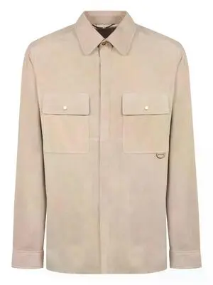 Agnona Suede Shirt