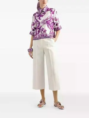 Dolce & Gabbana Cotton-linen Blend Trousers