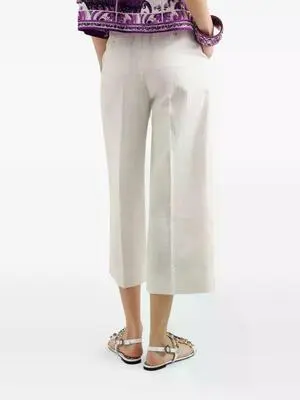 Dolce & Gabbana Cotton-linen Blend Trousers