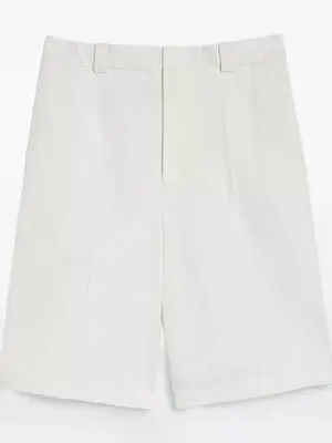 JIL SANDER Cotton Belted Shorts