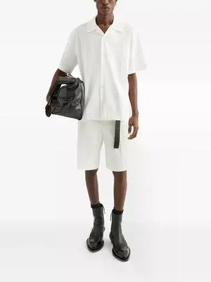 JIL SANDER Cotton Belted Shorts