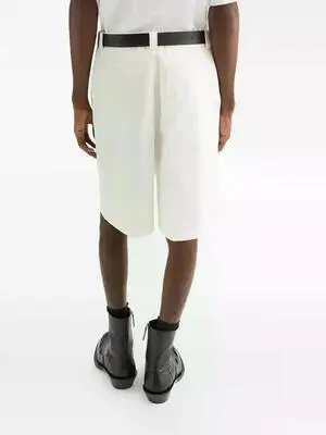 JIL SANDER Cotton Belted Shorts
