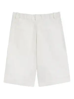 JIL SANDER Cotton Belted Shorts