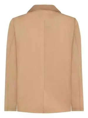 Herno Double-breasted Pea Coat - Neutrals