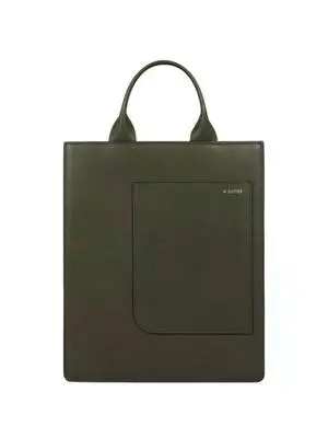 VALEXTRA Mini Boxy Tote Bag - Green