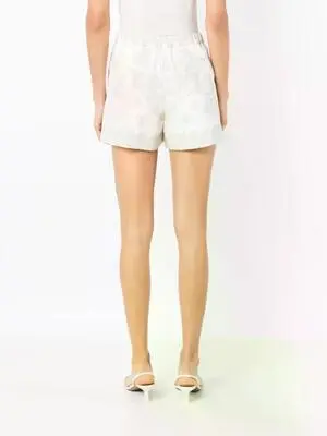 Valentino Garavani Geometric-print Drawstring Shorts