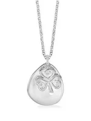 DOWER & HALL Clover-motif Necklace - Silver