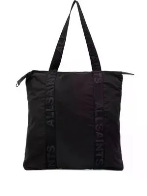 ALLSAINTS Afan Logo-strap Tote Bag - Black