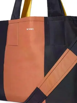 Sunnei Everyday Colour-block Tote Bag