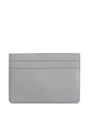 JIL SANDER Leather Card Holder - Grey