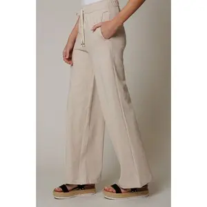 LEISURE LAB Cotton Lounge Pant Quartz