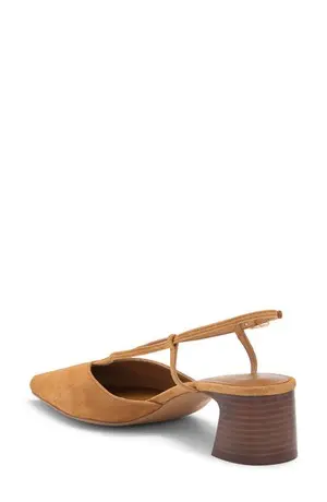 Jeffrey Campbell Annemarie Slingback Pumps - Tan Suede