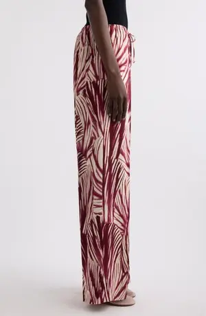 Dries Van Noten Printed Drawstring Pants