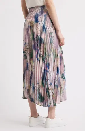 BOSS Vlissole Pleated Midi Skirt