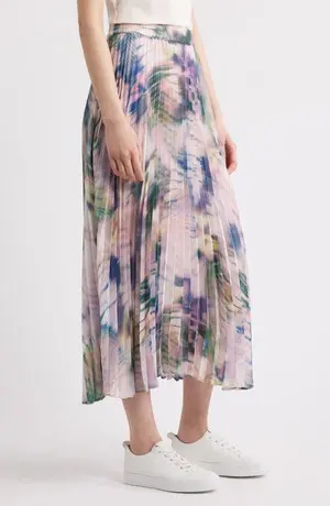 BOSS Vlissole Pleated Midi Skirt