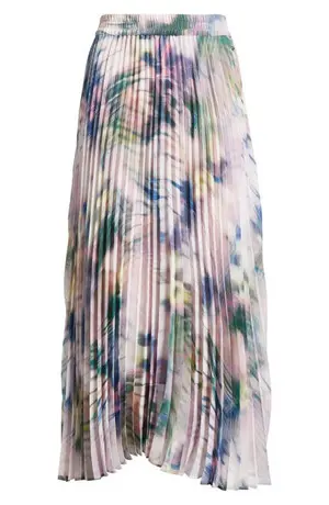 BOSS Vlissole Pleated Midi Skirt