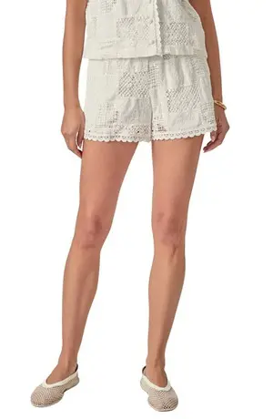 English Factory Embroidered Shorts For Women