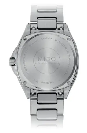 MIDO Multifort Square Automatic Bracelet Watch - Blue