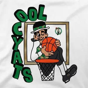 STADIUM ESSENTIALS Boston Celtics Nba X Staycool Mascot Oversized T-shirt