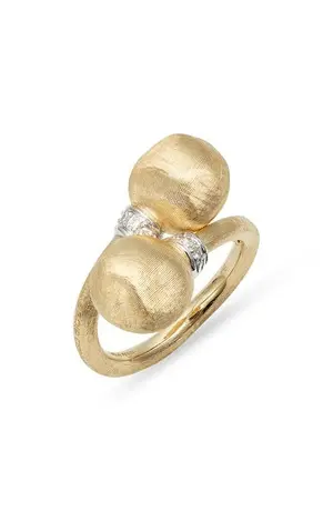 Marco Bicego 18k And Diamond Crossover Ring - Gold