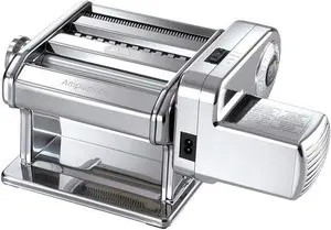 MARCATO Ampiamotor 110v Pasta Machine, Made In Italy - Silver