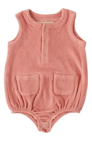 PEHR Classic Terry Bubble Romper - Shell