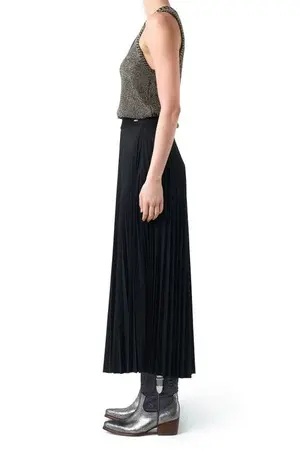 VELEZ Pleated Knit Skirt