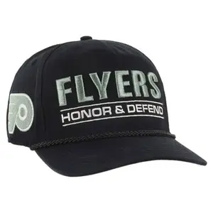 '47 Philadelphia Flyers Oht Hitch Adjustable Hat - Black