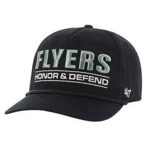 '47 Philadelphia Flyers Oht Hitch Adjustable Hat - Black