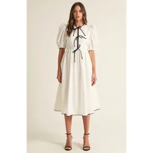 Modenaire Puff Sleeve Dresses