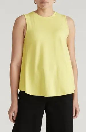 Universal Standard Stretch-jersey Tank Top - Pomelo