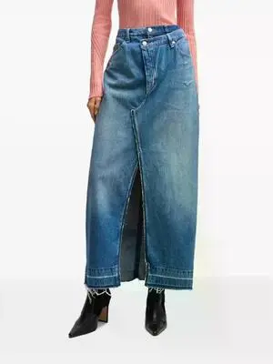 BOSS Maxi Denim A-line Skirt