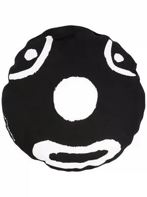 10 CORSO COMO Reversible Smiley Print Pillow - Black