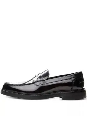 POCHE PARIS Leather Penny Loafers