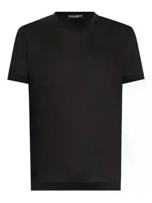 Dolce & Gabbana Silk T-shirt - Black