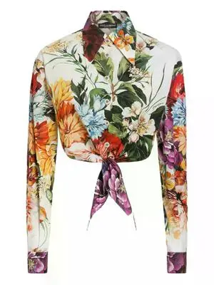 Dolce & Gabbana Floral-print Blouse - Yellow