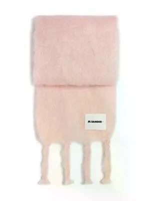 JIL SANDER Mohair-blend Scarf - Pink