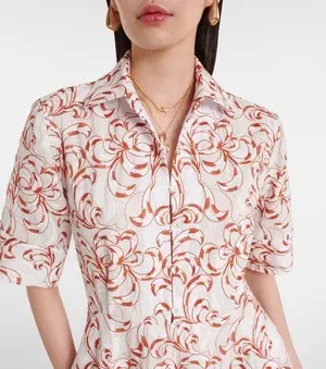 La DoubleJ San Pietro Printed Shirt Dress