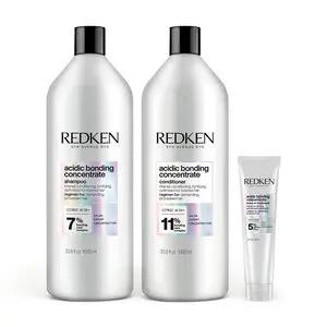 REDKEN Acidic Bonding Concentrate Trio: Shampoo, Conditioner & Treatment - One-color