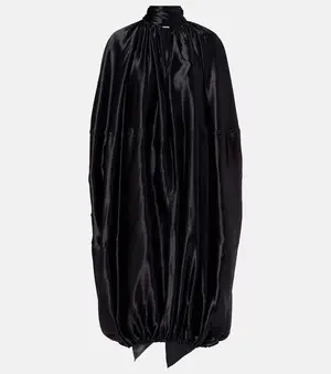 FERRAGAMO Satin Midi Dress