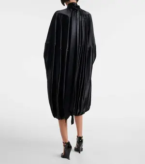 FERRAGAMO Satin Midi Dress