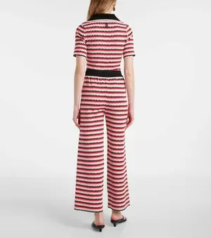 La DoubleJ Knitted Wide-leg Pants