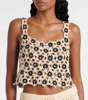 The Upside Luminary Crochet Crop Top
