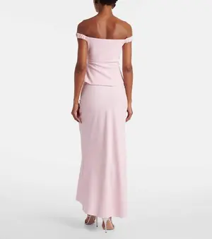 THE SEI Draped Off-shoulder Corset