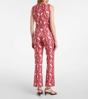 La DoubleJ 24/7 Printed Cotton Straight Pants