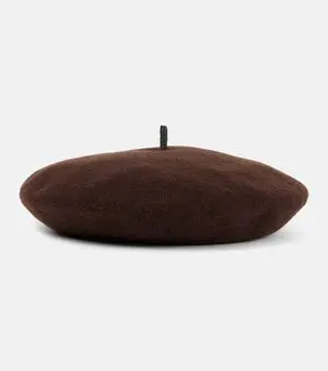 Brunello Cucinelli Wool Beret - Brown