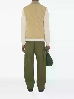 Burberry Quilted Gabardine Gilet - Neutrals