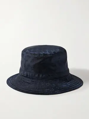 Gucci Reversible Shell Bucket Hat - Blue