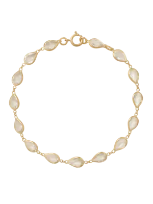 Jia Jia Chakra Gold Topaz Bracelet - Neutrals
