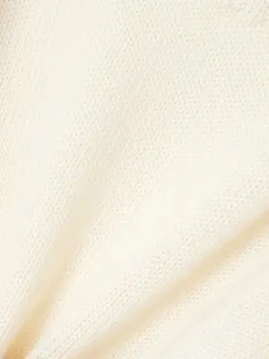 JIL SANDER Wool Mock Neck Sweater - Neutrals